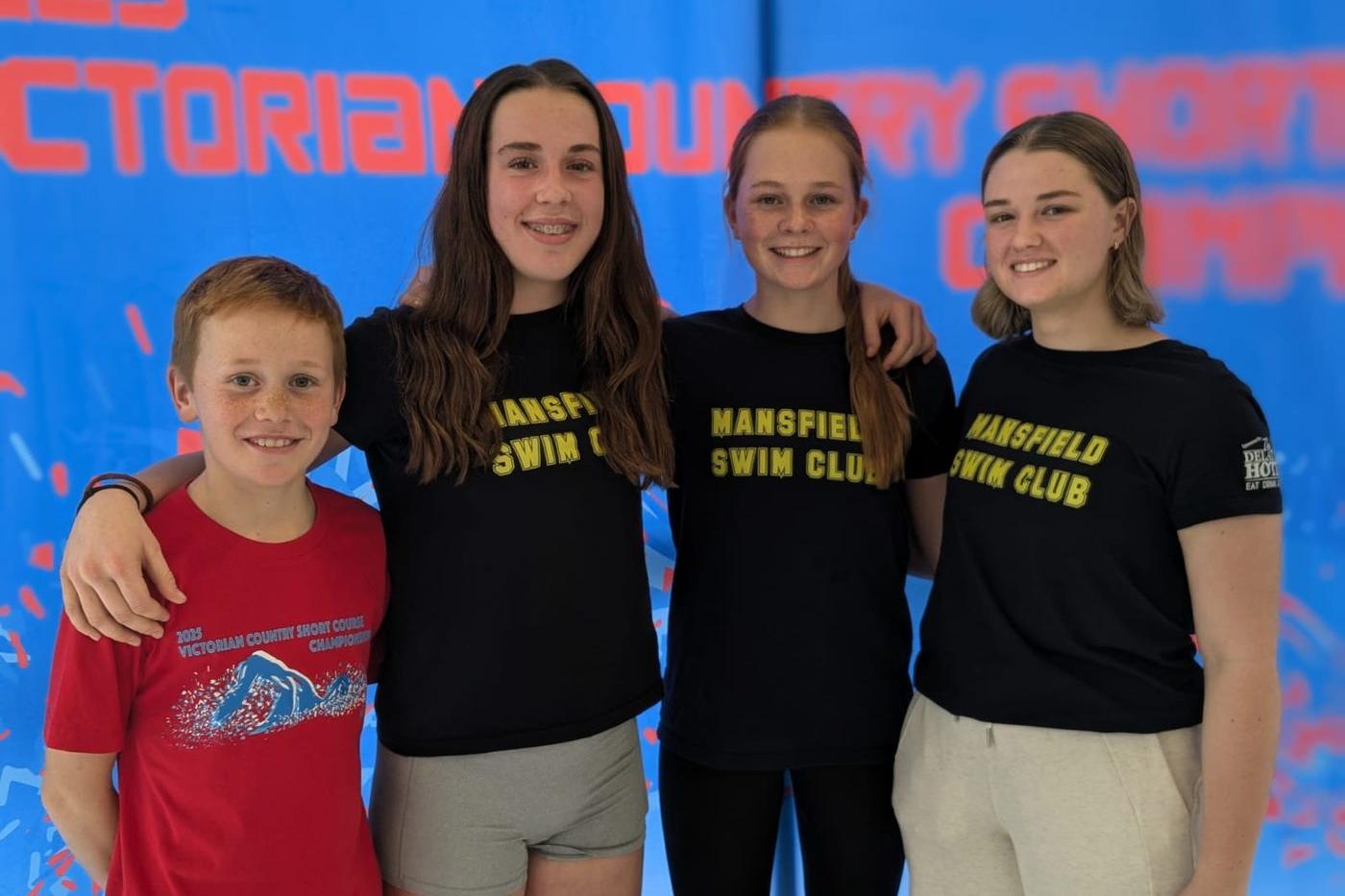 Mansfield swimmers make a splash